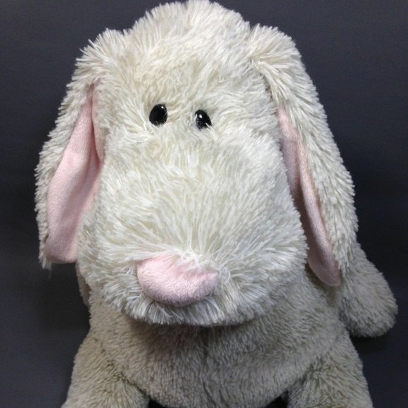 Gund | Toys | Htf Gund G Plush Puppy Dog Rare Pink Nose 8in | Poshmark